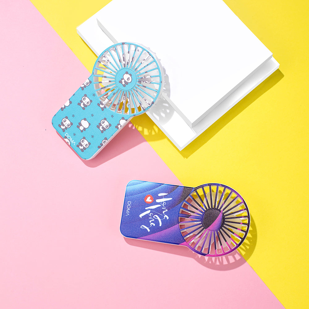 Pocket Slim Fan with Stand (POP Culture Theme) – DOMA Lifestyle